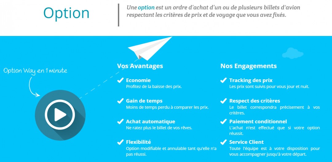 OptionWAy : La bonne option pour les billets d'avion pas cher